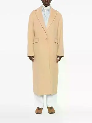 Vince Notched Lapels Single-breasted Coat