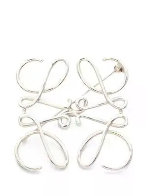 Loewe Anagram Brooch - Silver