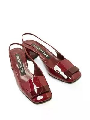 SERGIO ROSSI Square-toe Slingback Pumps
