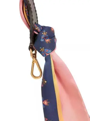 Etro Leather Bag Handle With Scarf