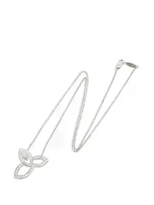 Harry Winston Lily Cluster Diamond Necklace - Silver