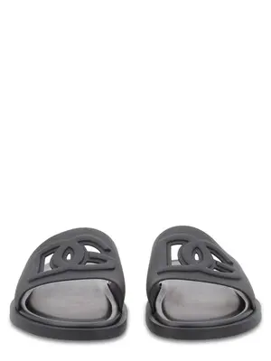 Dolce & Gabbana Slide Beachwear In Gomma