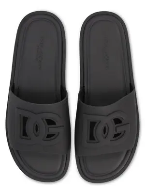 Dolce & Gabbana Slide Beachwear In Gomma