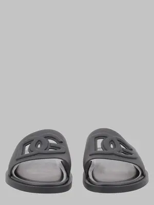Dolce & Gabbana Slide Beachwear In Gomma