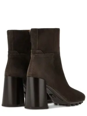 Hogan Ida" Suede Ankle Boots