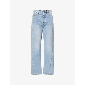 TOTEME Twisted Seam Straight-leg Denim Jeans