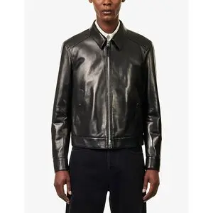 TOM FORD Slim-fit Collared Leather Jacket