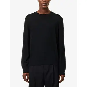 TOM FORD Crewneck Long Sleeve Wool Jumper - Black