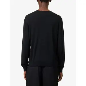 TOM FORD Crewneck Long Sleeve Wool Jumper - Black