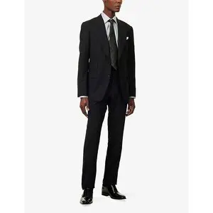 TOM FORD Shelton Single-breasted Wool-blend Suit - Black