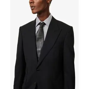 TOM FORD Shelton Single-breasted Wool-blend Suit - Black