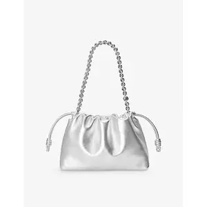 Loewe Flamenco Medium Metallic Leather Shoulder Bag