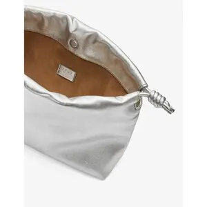 Loewe Flamenco Medium Metallic Leather Shoulder Bag