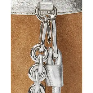 Loewe Flamenco Medium Metallic Leather Shoulder Bag