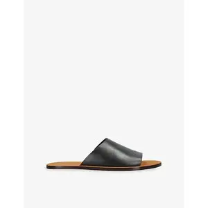 THE ROW Charlie Leather Slide Sandals