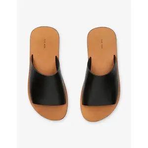 THE ROW Charlie Leather Slide Sandals