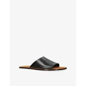 THE ROW Charlie Leather Slide Sandals