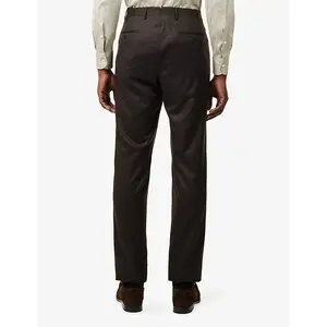 Corneliani Regular-fit Wool Trousers - Brown