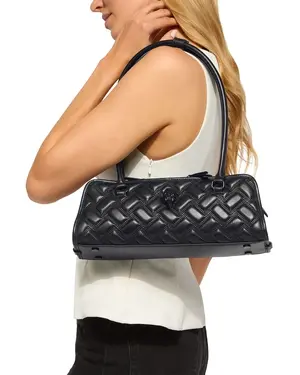 Kurt Geiger Kensington Quilted Leather Shoulder Bag