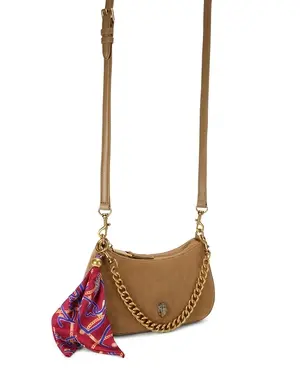 Kurt Geiger Slone Suede Hobo Crossbody