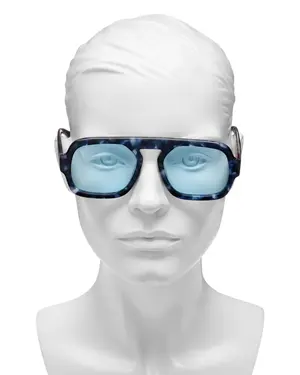 ELISA JOHNSON Jane Aviator Sunglasses, 54mm
