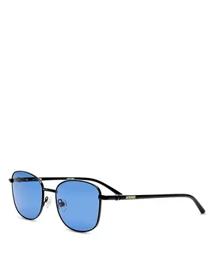 Jacquemus Camargue Cat Eye Sunglasses, 54mm - Black/navy