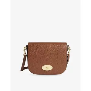 Mulberry Darley Small Leather Satchel Bag - Oak