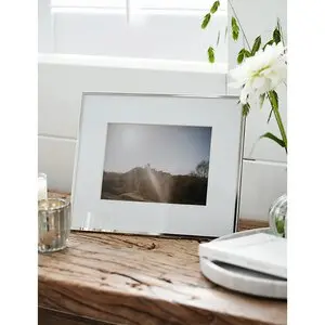 THE WHITE COMPANY Fine -plated Steel Photo Frame 5” X 7