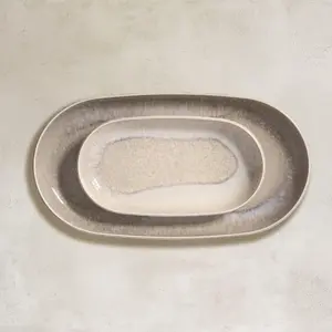 VILLEROY & BOCH Perlemor Sand Pickle Dish
