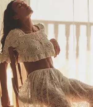 DÔEN Sybille Hand-crocheted Lace Top