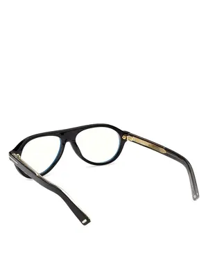 TOM FORD Pilot Blue Light Glasses, 55mm