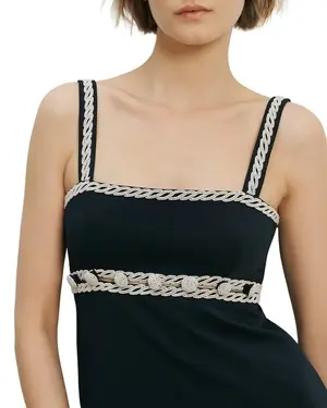 Veronica Beard Lunette Embellished Dress