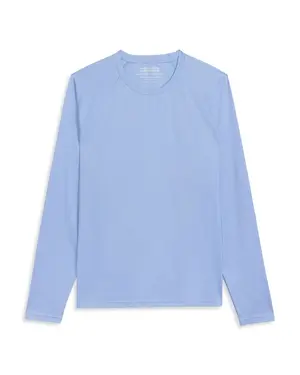 FAIR HARBOR Anchor Long Sleeve Rashguard - Light Blue