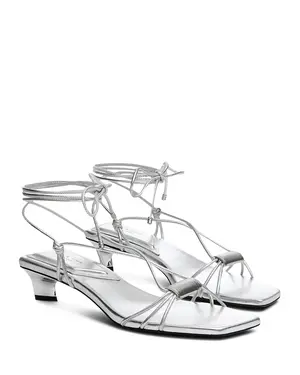 Rag & Bone Liv Strappy Sandals - Silver