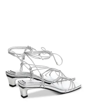 Rag & Bone Liv Strappy Sandals - Silver