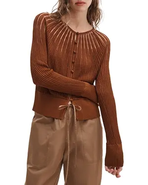 Rag & Bone Aubrey Cardigan - Rust