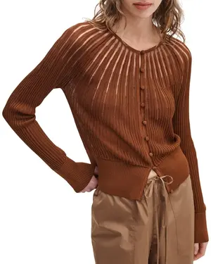 Rag & Bone Aubrey Cardigan - Rust