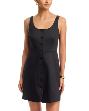 Theory Sculpted Mini Dress - Black