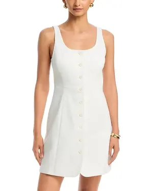 Theory Sculpted Mini Dress - Ivory