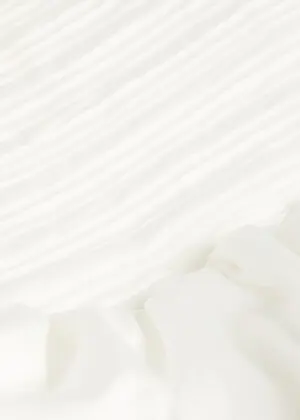 Aje Violette Bubble Gathered Cotton Strapless Mini Dress