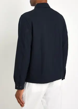 Sunspel Textured Stretch-wool Jacket