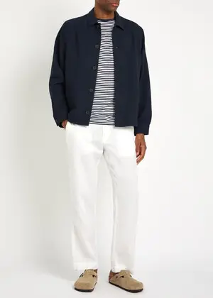 Sunspel Textured Stretch-wool Jacket