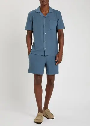 Paige Elijah Terry Shorts - Blue