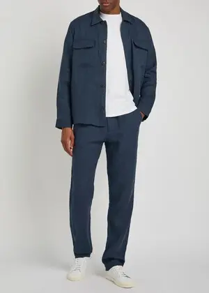 Sunspel Linen Overshirt