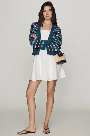 Anthropologie Striped Lightweight Cardigan