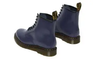 Dr. Martens 1460 Smooth Leather Lace Up Boots - Blue