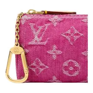 LOUIS VUITTON Monogram Denim Trousse Speedy Pouch - Fuchsia