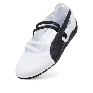 PUMA Speedcat Ballet Leather Flats - White/black