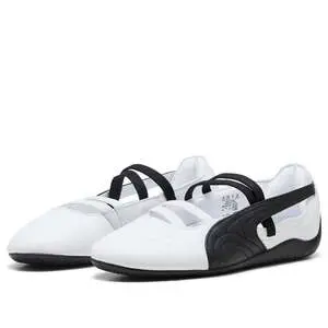PUMA Speedcat Ballet Leather Flats - White/black