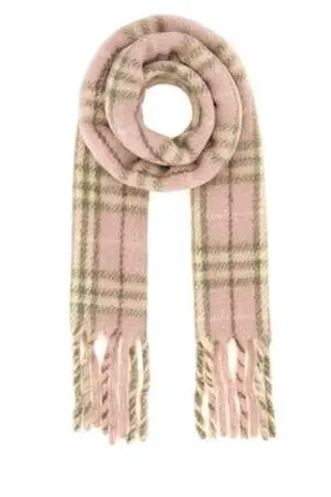 Burberry Embroidered Alpaca Blend Scarf - Multicolor